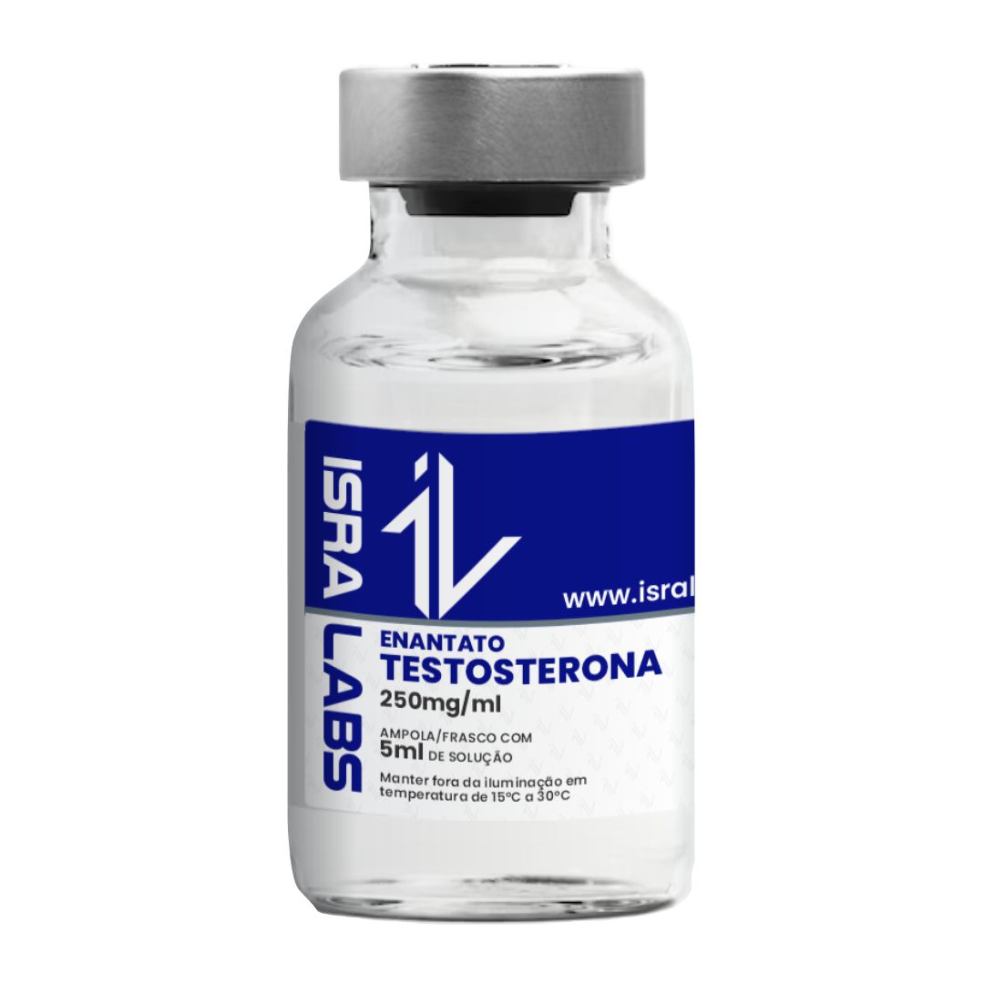 Enantato de Testosterona 250mg/ml – Injetável 5ml – Isra Labs